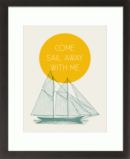 Sail Away with Me by Modern South on The Bazaar