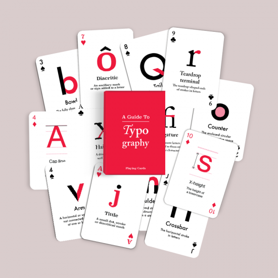 ‘A Guide to Typography’ Playing Cards (Limited sets left!) by ...