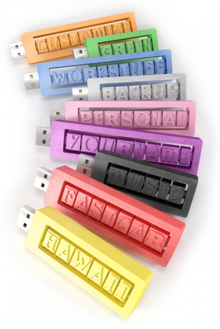Custom USB Drive - Choose from 9 colors and up to 8 letters/numbers by ...