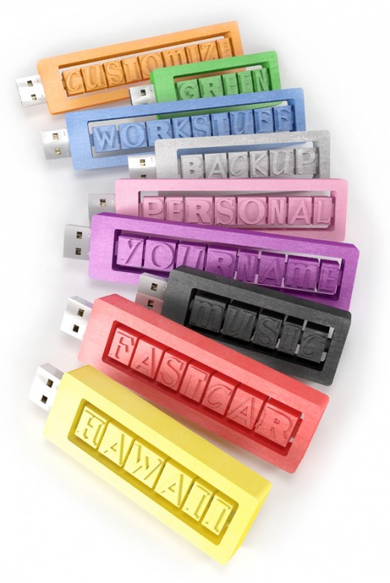 Custom USB Drive - Choose from 9 colors and up to 8 letters/numbers by ...