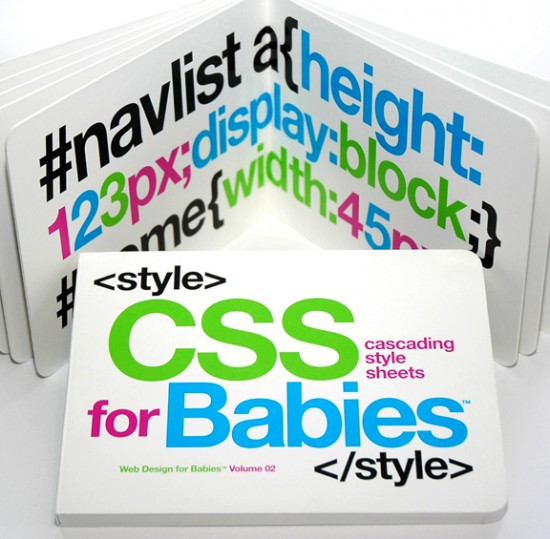 CSS for Babies Board Book by Code Babies on The Bazaar