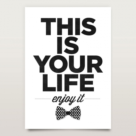 This Is Your Life Poster by Neue Graphic on The Bazaar