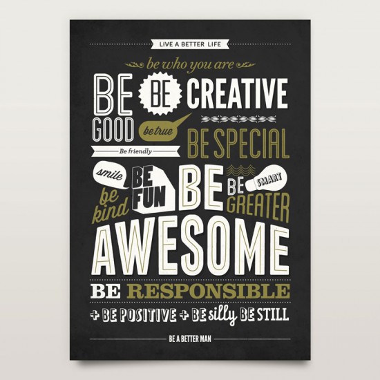 Be Better Poster by Neue Graphic on The Bazaar