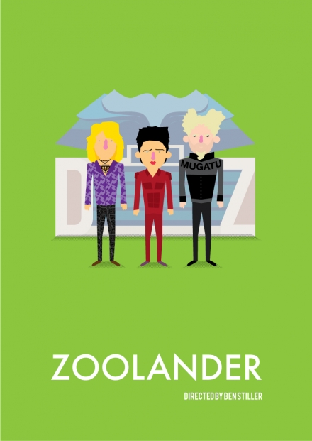 'Zoolander' tribute poster by Olaf Cuadras on The Bazaar