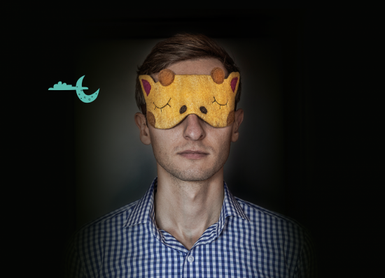 Giraffe sleeping mask by Ooloomstore on The Bazaar