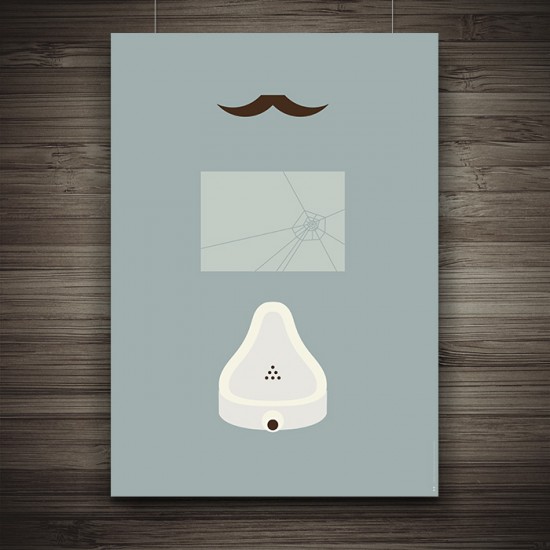 Iconic Painters: Marcel Duchamp by re:design on The Bazaar